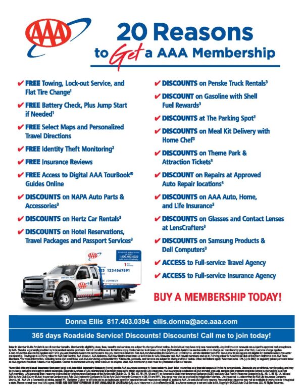 AAA REASONS TO JOIN FLYER - Parker University